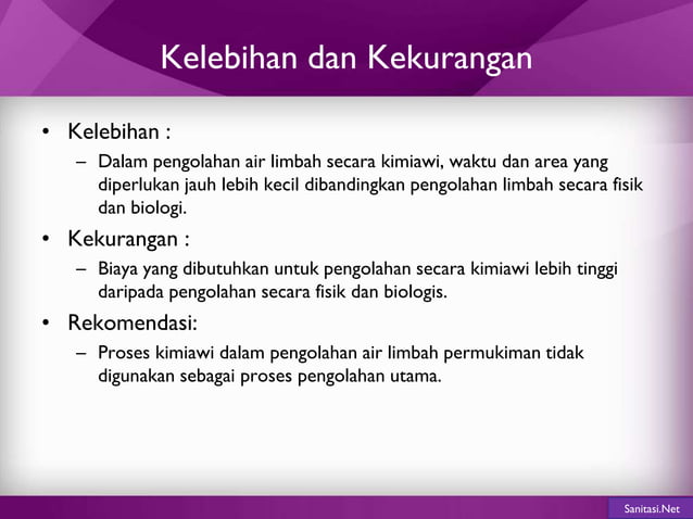 Sistem Pengolahan Air Limbah secara Kimia | PDF