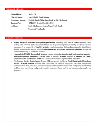 Dr Riaz-CV | PDF | Healthcare Industry | Industries