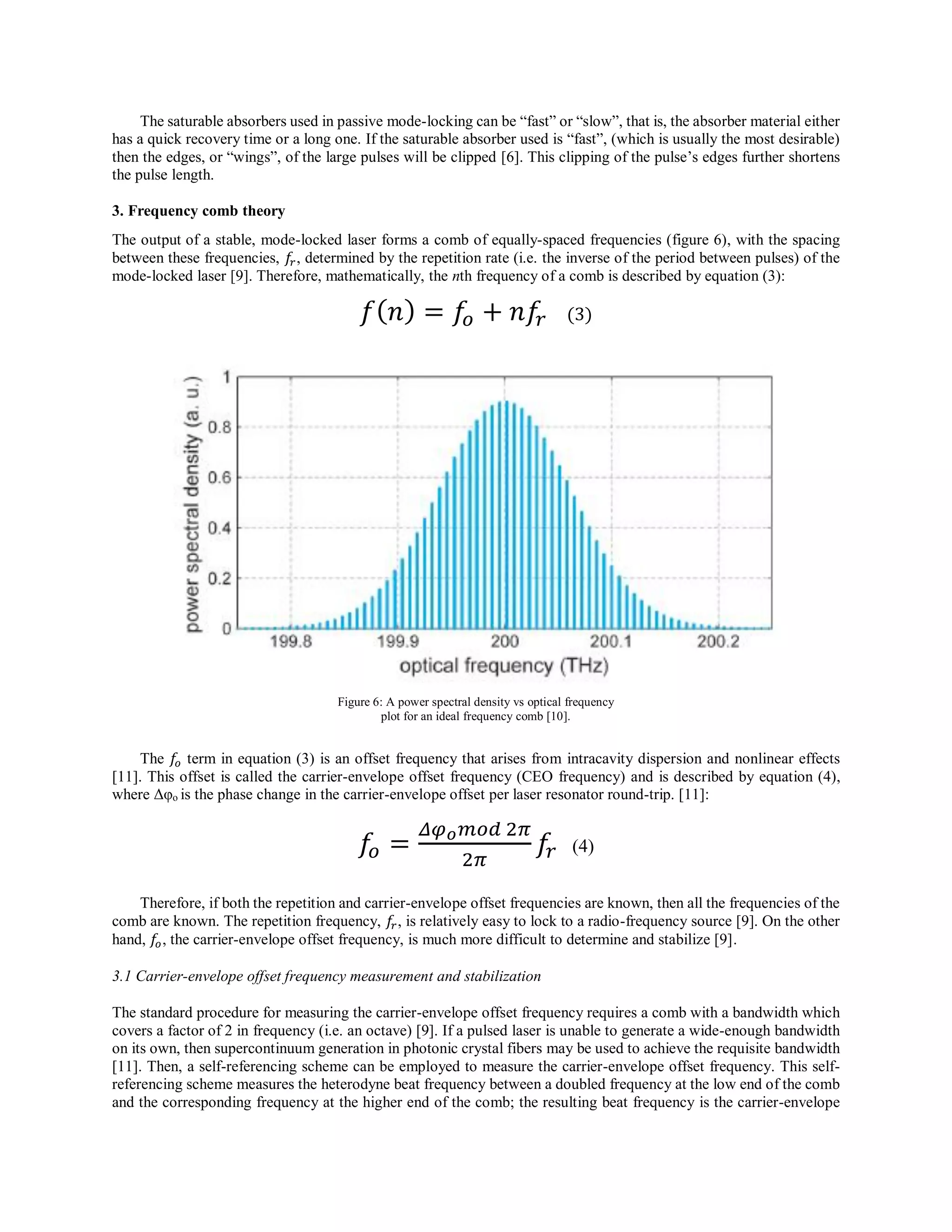 Frequency Combs - Luke Charbonneau (2) | PDF