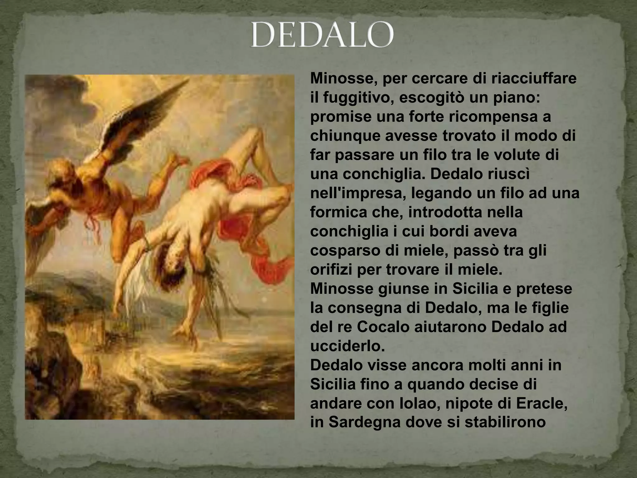 Dedalo e icaro | PPTX