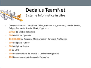 Dedalus teamnet prezentare | PPT