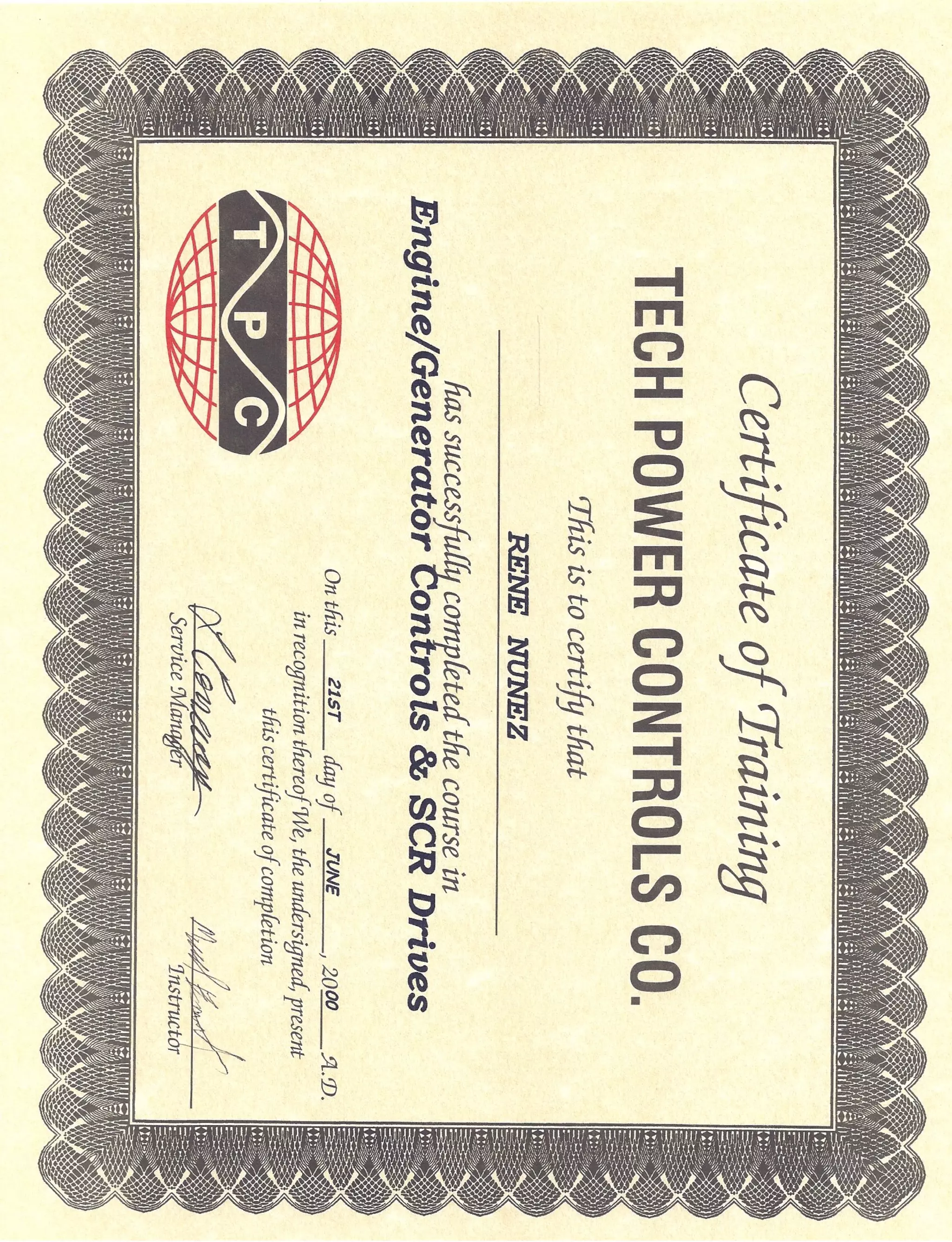 SCR certificate | PDF