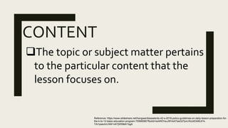 DepEd Order no. 42 s. 2016 | PPTX