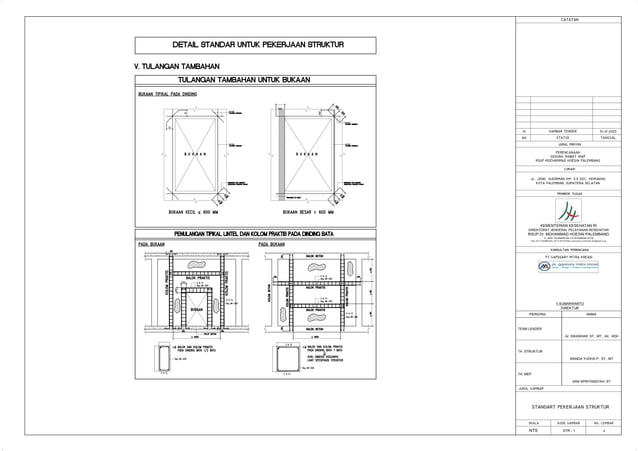 DED GAMBAR STRUKTUR GEDUNG RAWAT INAP RSMH 9 LT.pdf