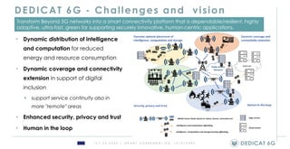 DEDICAT 6G_HEXA-X_Workshop_on-6G The Dedicat6G use cases | PDF