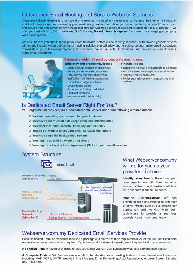 Dedicated Email Servers | PDF