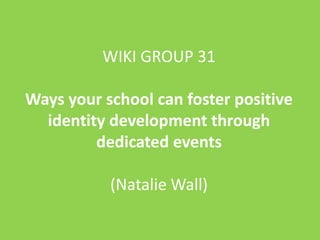 Wiki Group 31 no. 2 | PPT