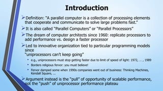 Dedicated fully parallel architecture | PPTX