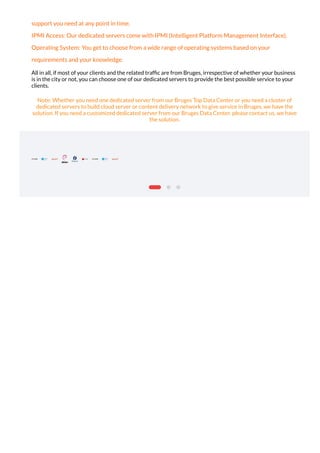 Dedicated server bruges | PDF