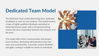 Dedicated Team vs. Staff Augmentation vs. Extended Team | PPT