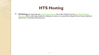 Dedicated web servers or shared web servers | PPT