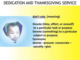 Dedication Amazing Grace Church Malued | PPT