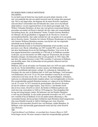 De Dokkumer familie Bontekoe | DOC