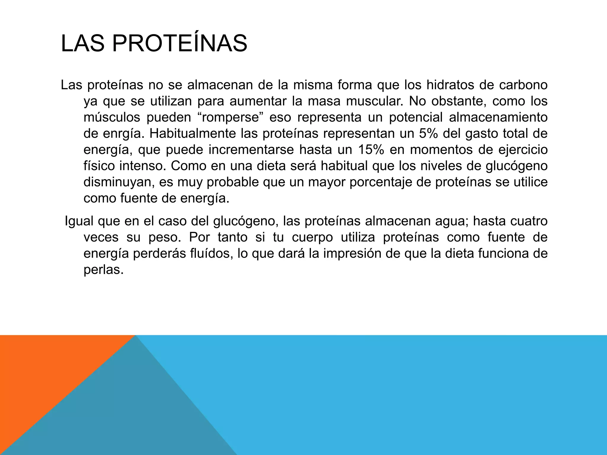 De donde obtiene la energía el cuerpo | PPT
