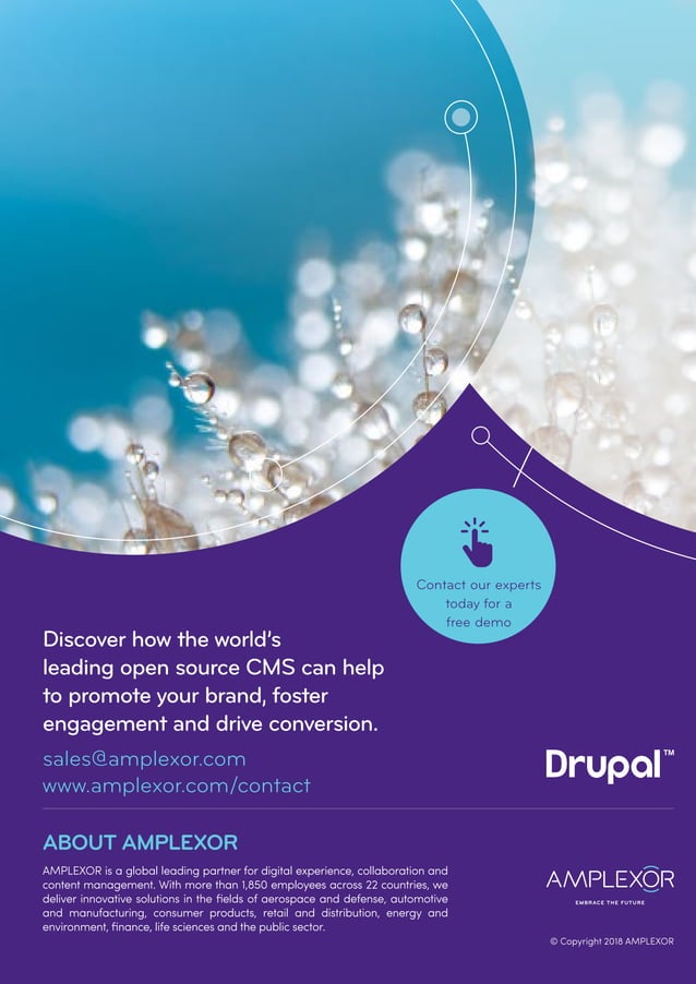 AMPLEXOR and Drupal: Partnering for Premium Digital Experiences | PDF