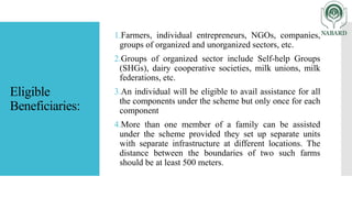 Dairy Entrepreneurship Development Scheme (DEDS) by NABARD | PPTX