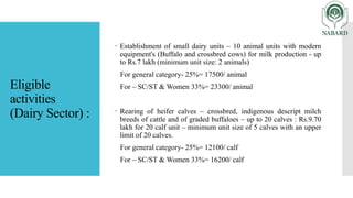 Dairy Entrepreneurship Development Scheme (DEDS) by NABARD | PPTX