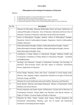 Sociological foundation of education for reference | PDF
