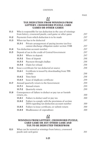 Taxmann's Deduction of Tax at Source with Advance Tax | PDF