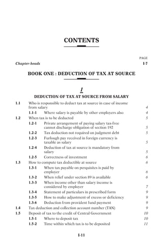 Taxmann's Deduction of Tax at Source with Advance Tax | PDF