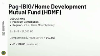 DEDUCTIONS AND TAXES FOR EMPLOYEES OF GOVT.pptx