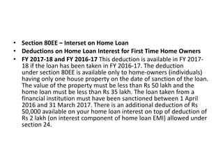 Deductions on section 80 c, 80ccc, 80ccd UGC -NET COMMERCE | PPTX
