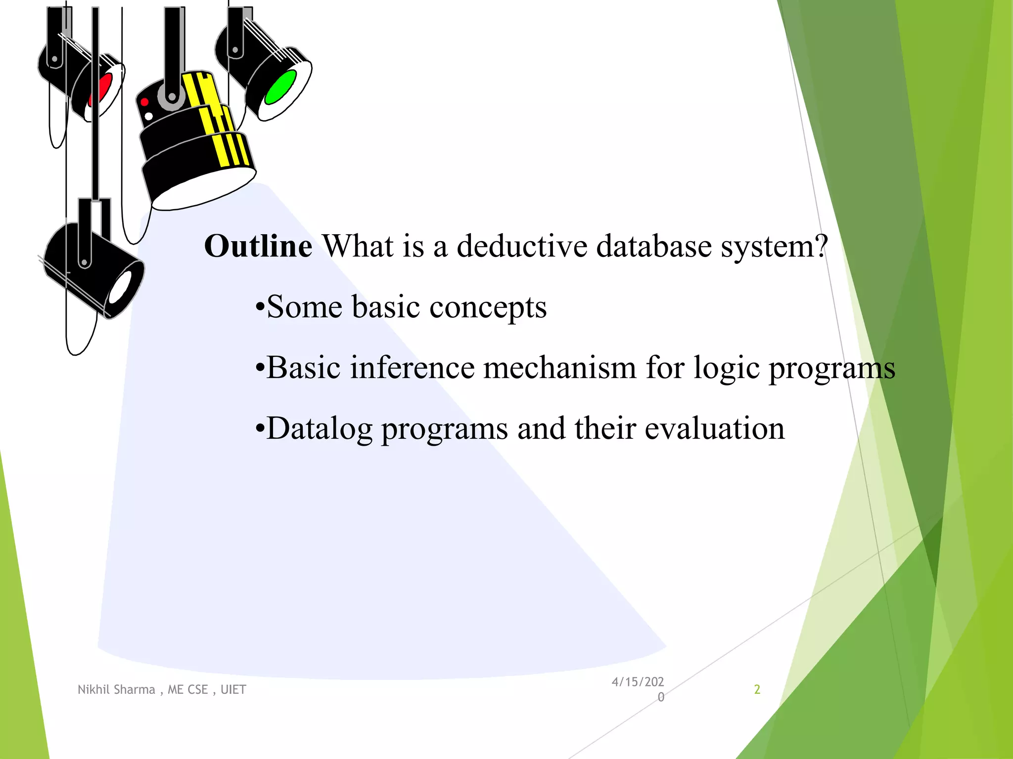 Deductive Database Ppt