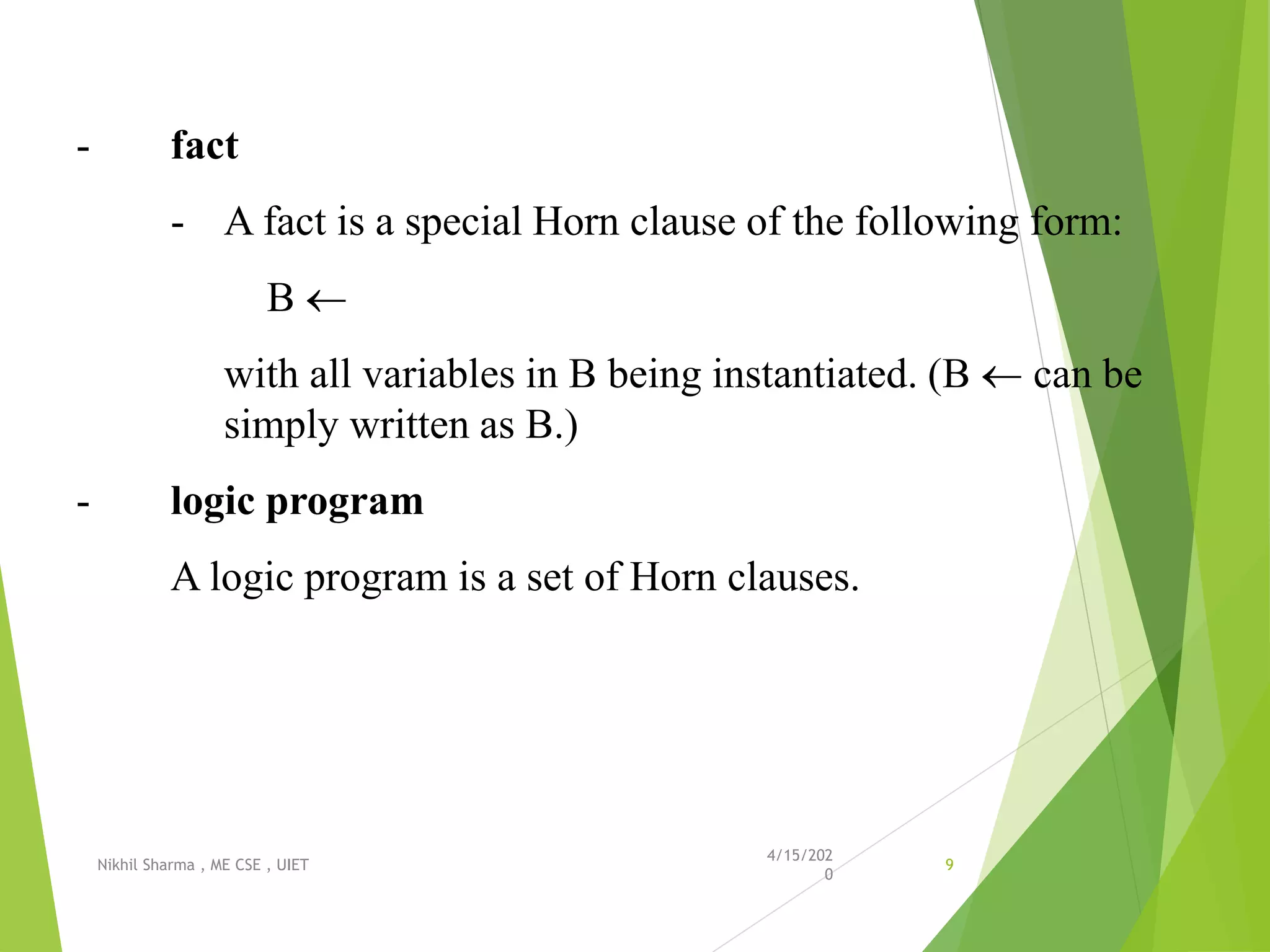 Deductive Database Ppt