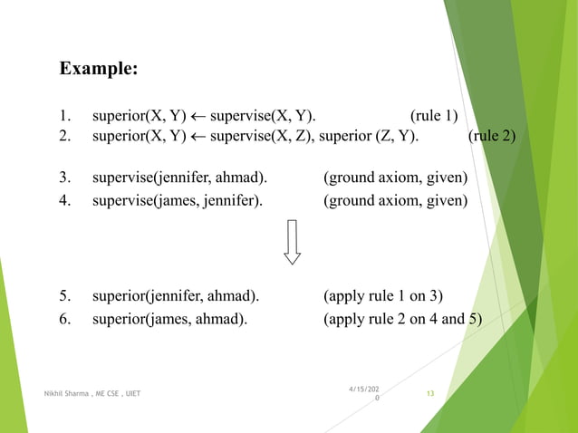 Deductive Database | PPT | Databases | Computer Software and Applications