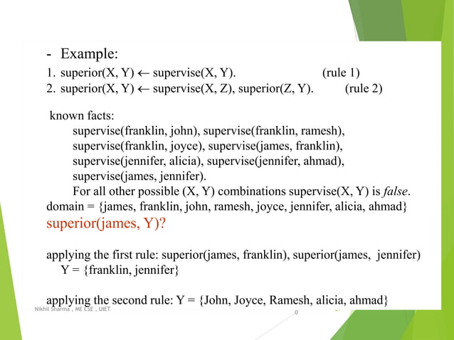 Deductive Database | PPT | Databases | Computer Software and Applications