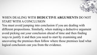 Deductive-and-Inductive-Argument.. logic | PPT