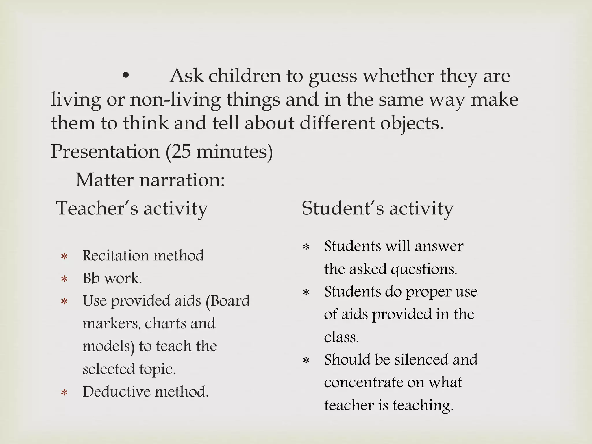 Deductive method | PPTX | Educational Assessment | Education