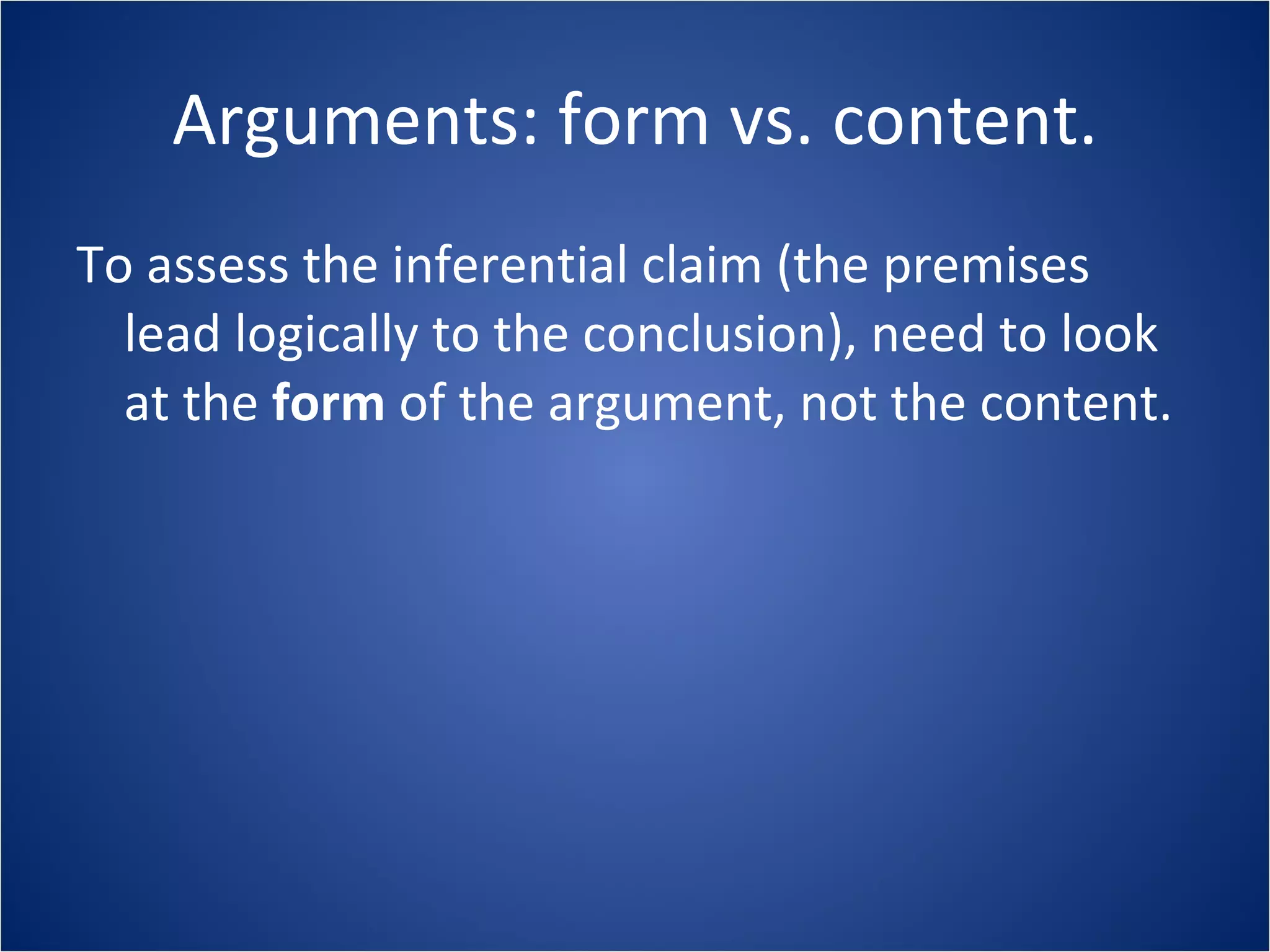 Deductive And Inductive Arguments Ppt