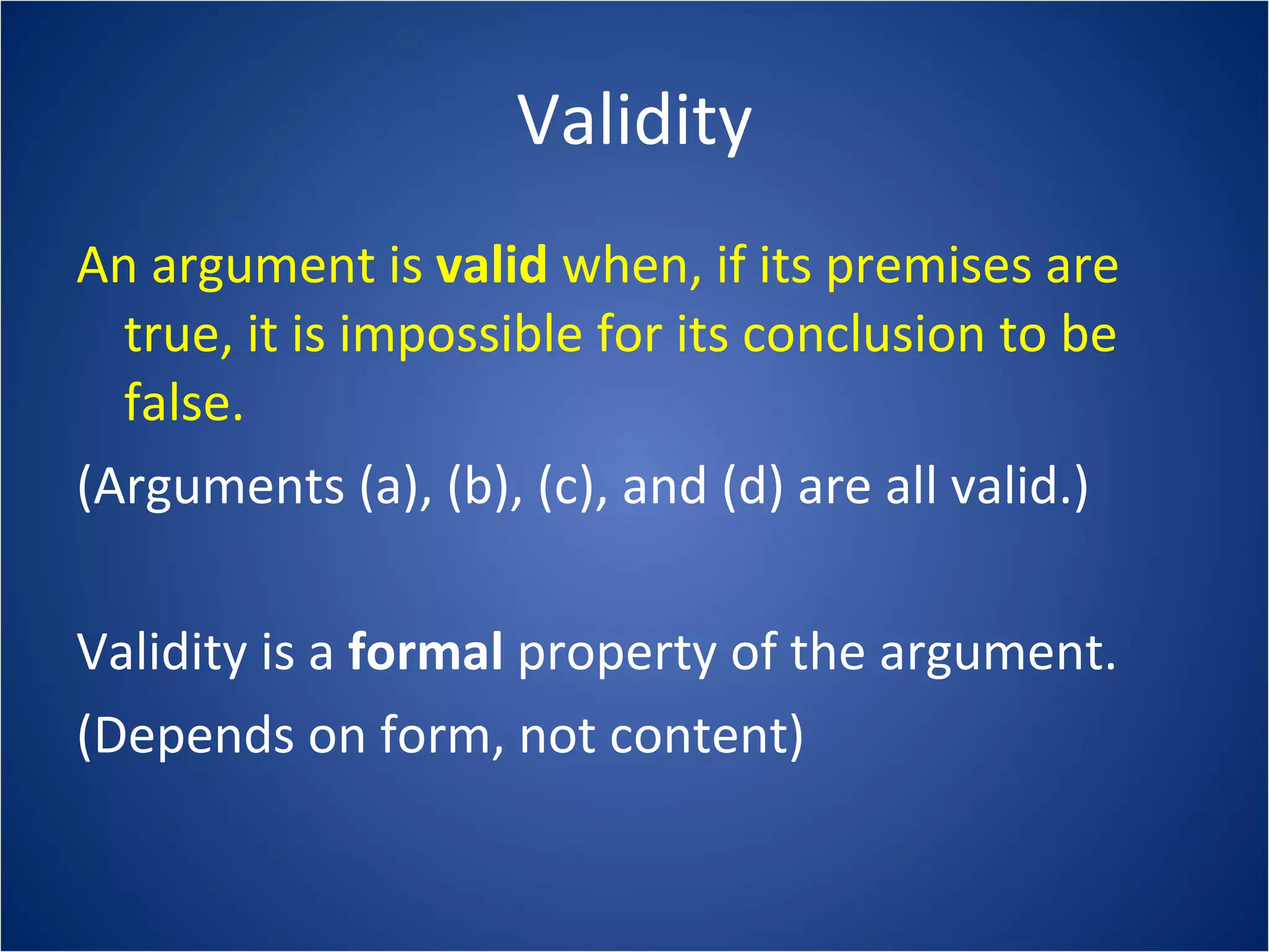 Deductive and Inductive Arguments | PPT