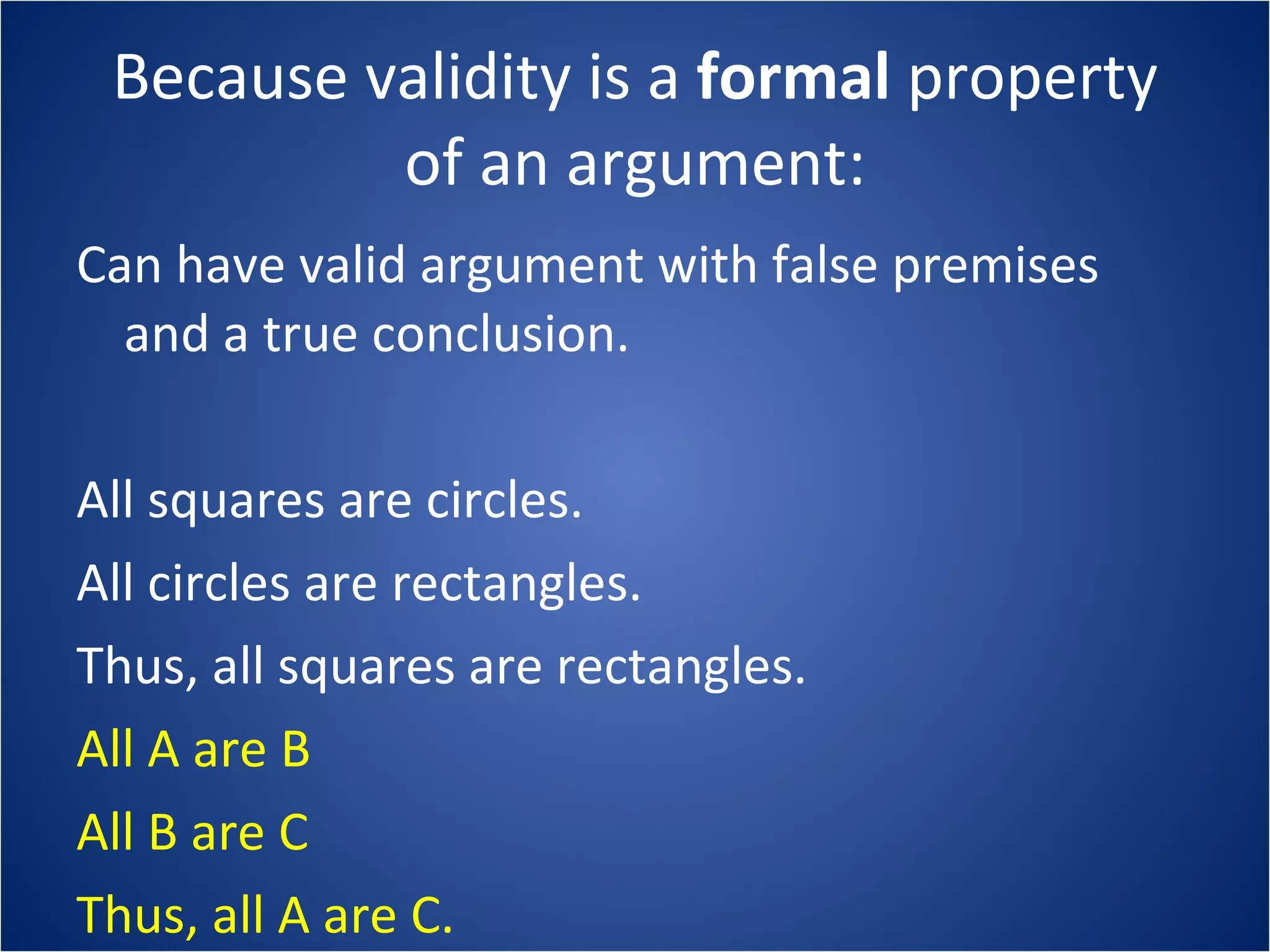 Deductive and Inductive Arguments | PPT