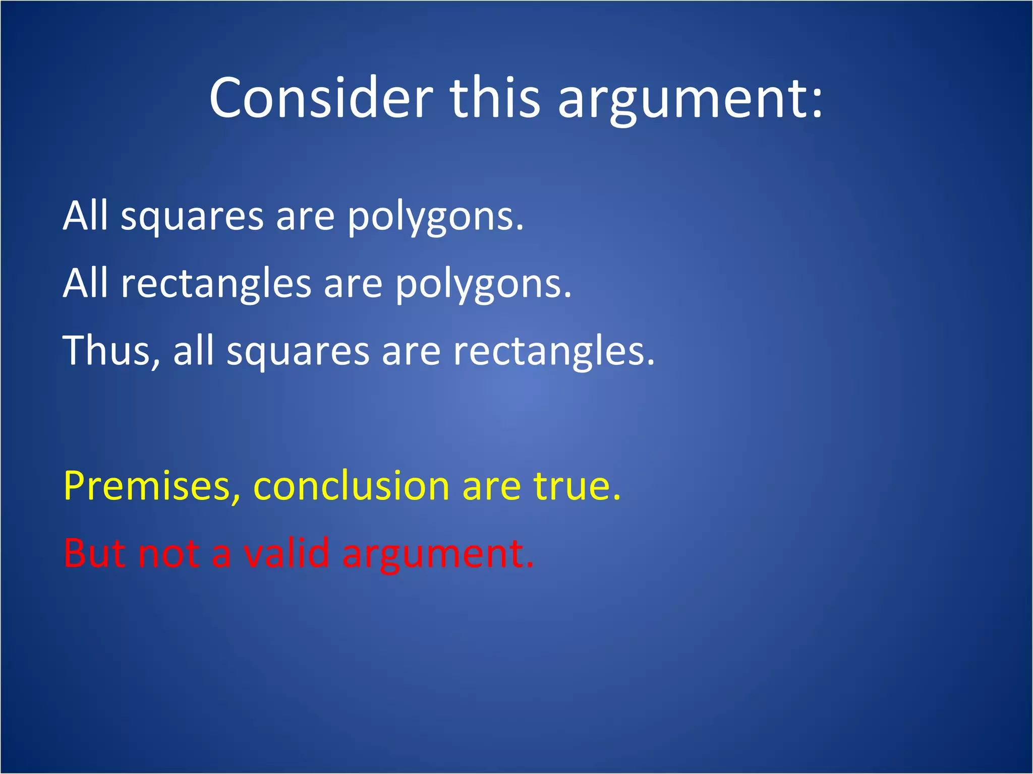 Deductive and Inductive Arguments | PPT