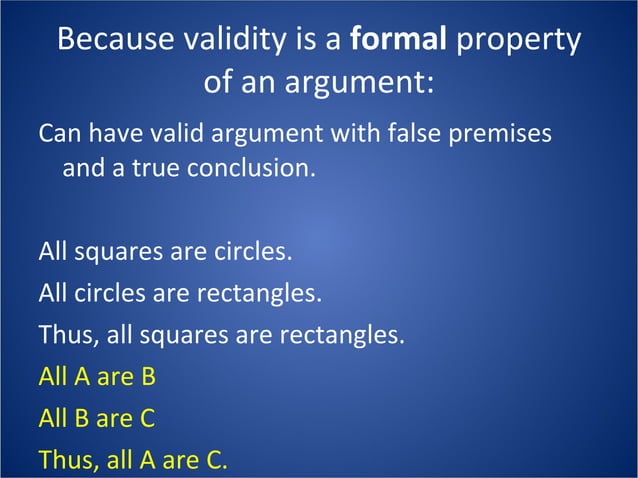 Deductive and Inductive Arguments | PPT