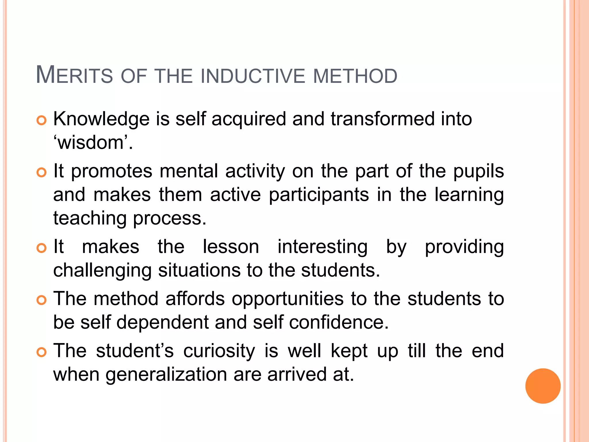 Deductive and inductive method | PPTX
