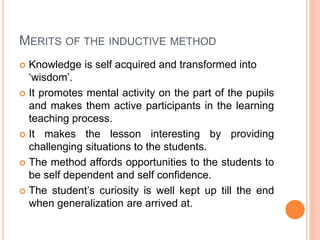 Deductive and inductive method | PPTX