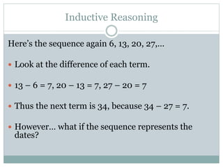Deductive and Inductive Reasoning with Vizzini | PPTX