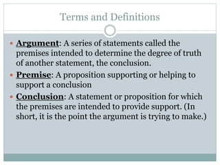 Deductive and Inductive Reasoning with Vizzini | PPTX