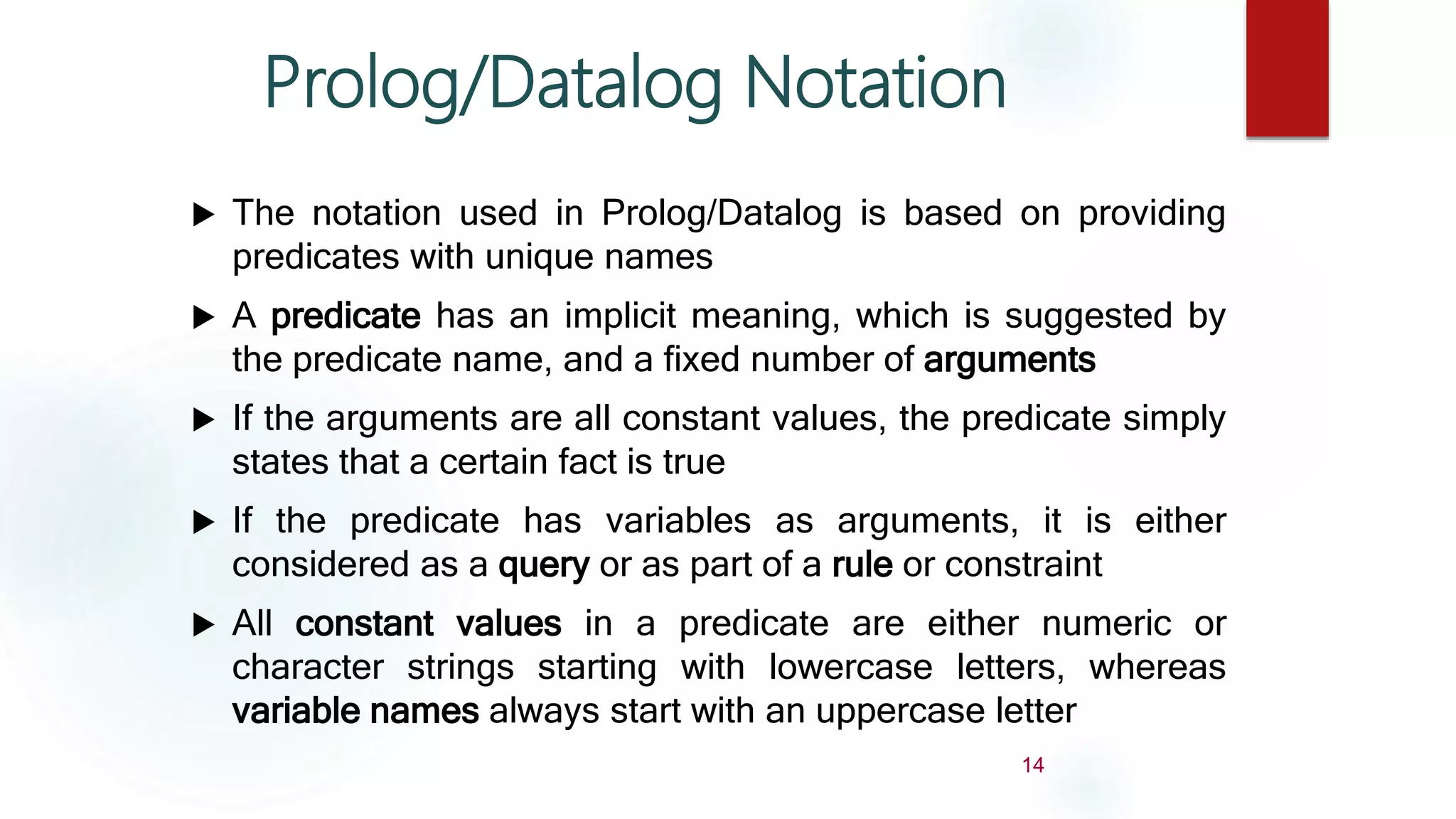 Deductive databases | PPTX
