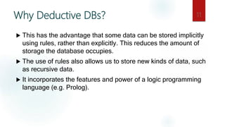 Deductive databases | PPTX
