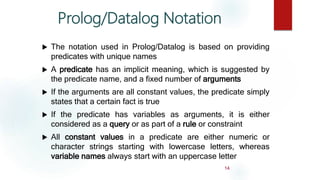 Deductive databases | PPTX