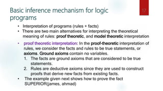 Deductive databases | PPTX