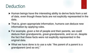 Deductive databases | PPTX