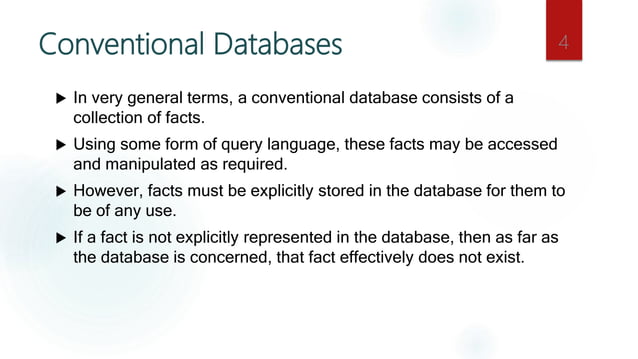 Deductive databases | PPTX
