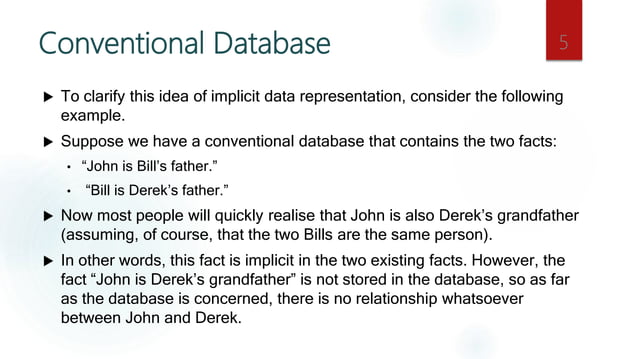Deductive databases | PPTX