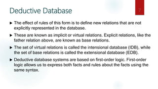 Deductive databases | PPTX