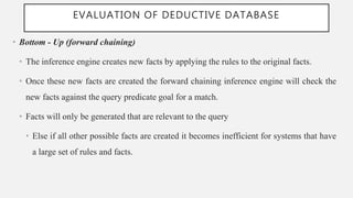 Deductive databases | PPTX